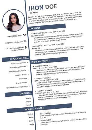Create a Free CV Without Registration | Download For Free